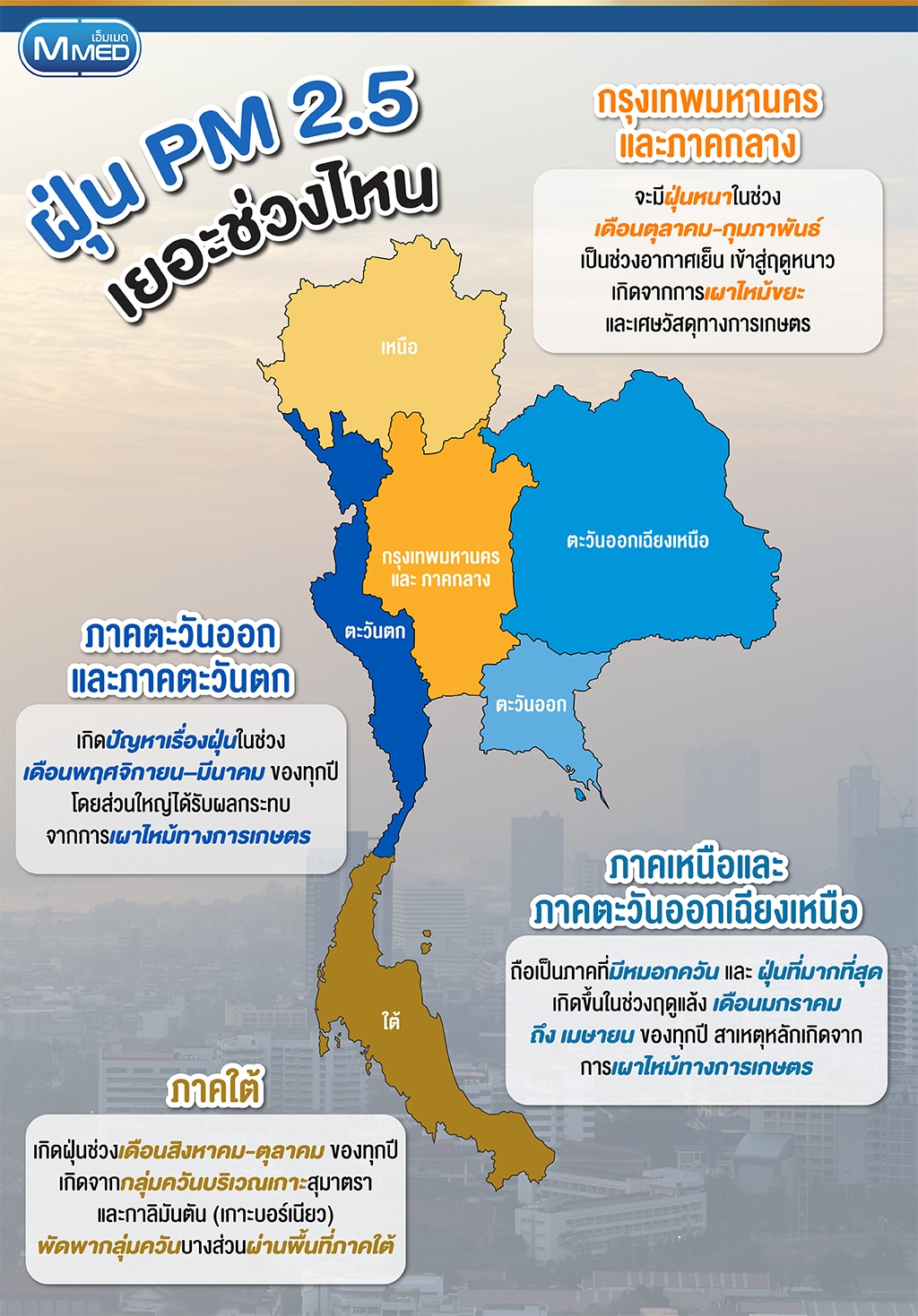 ฝุ่น PM 2.5 มลพิษทางอากาศ - M MED ผลิตภัณฑ์คุณภาพ มาตรฐาน จาก ...